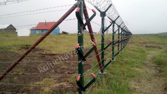 колючая проволока оцинкованная рифленая ГОСТ 285-69